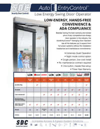 Auto EntryControl™ - Low Energy Swing Door Operators