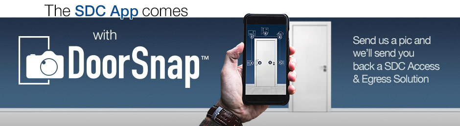 SDC App with DoorSnap - Free App for iPhone, iPad and Android Smartphones